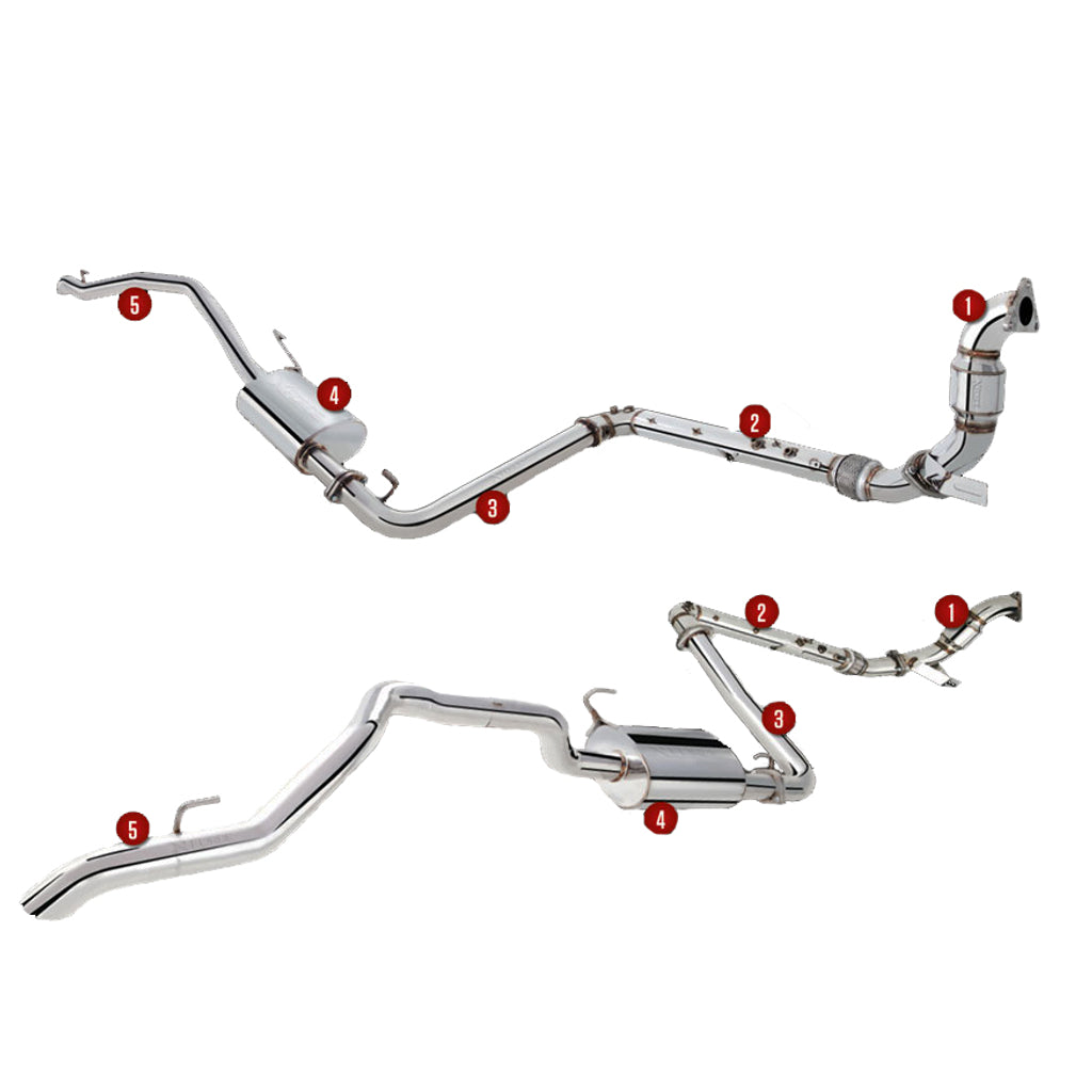 XForce 4x4 Exhaust System for Nissan Pathfinder (07/2005 - 12/2013)