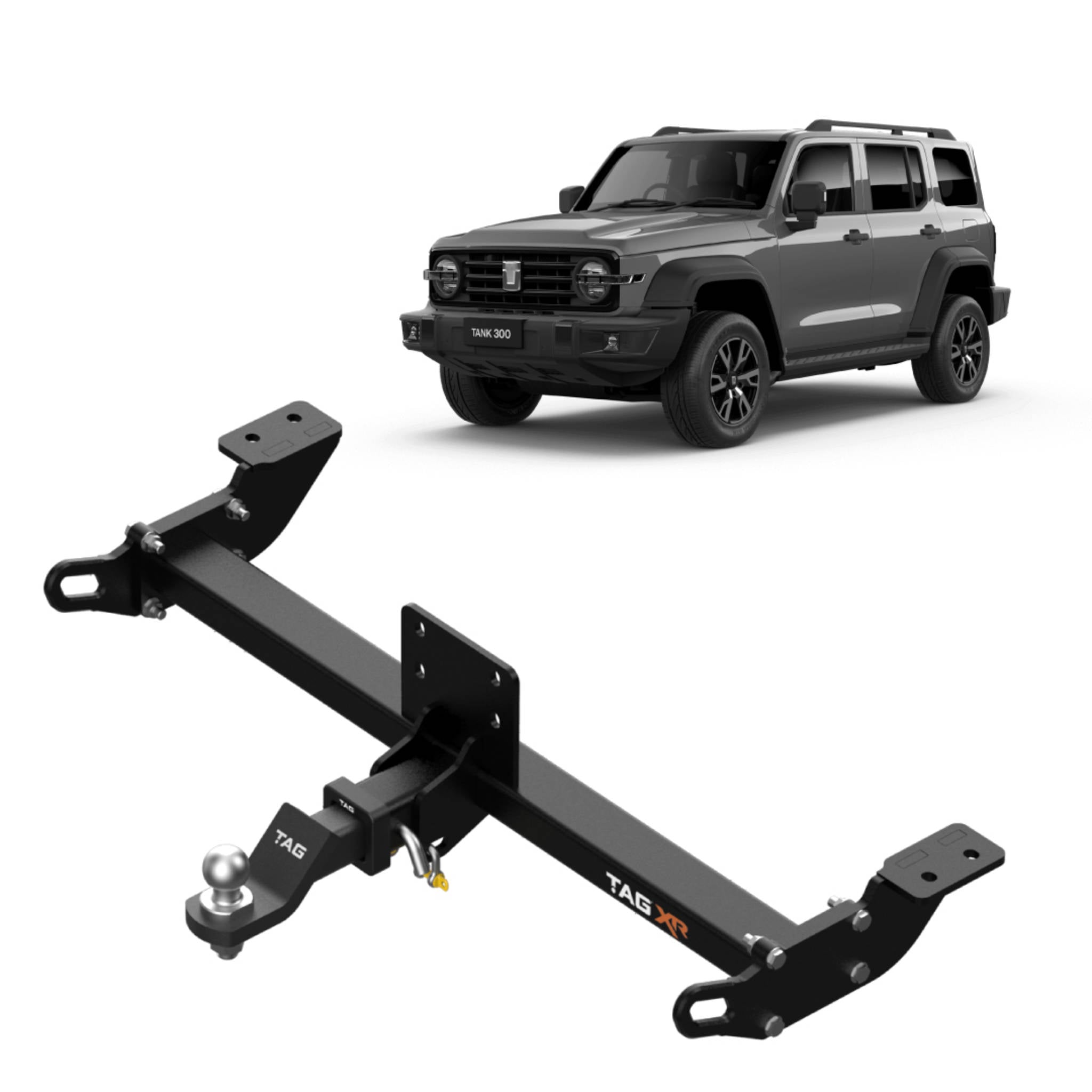 TAG Extreme Recovery Towbar & Direct Fit Wiring Kit for GWM Tank 300